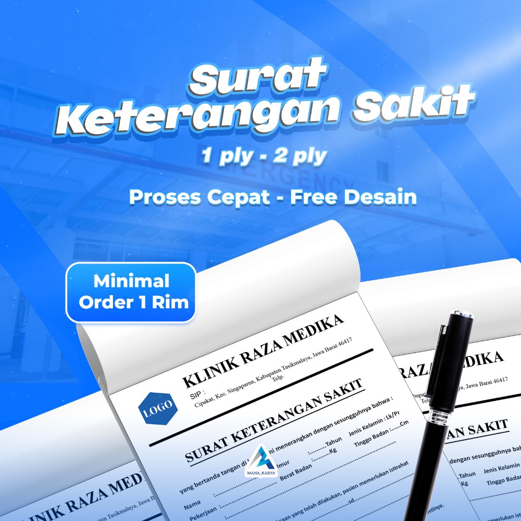 Jual CETAK FORMULIR CUSTOM / KETERANGAN CUSTOM | Shopee Indonesia