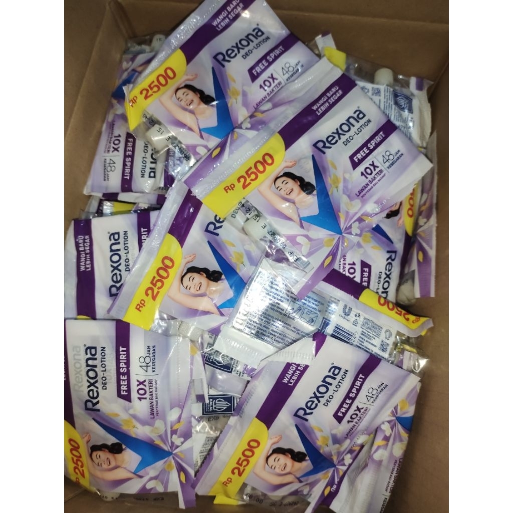 Jual REXONA SACHET BPOM(9GRAM)FREE SPIRIT & REXONA MEN ISI 12 SACHET ...