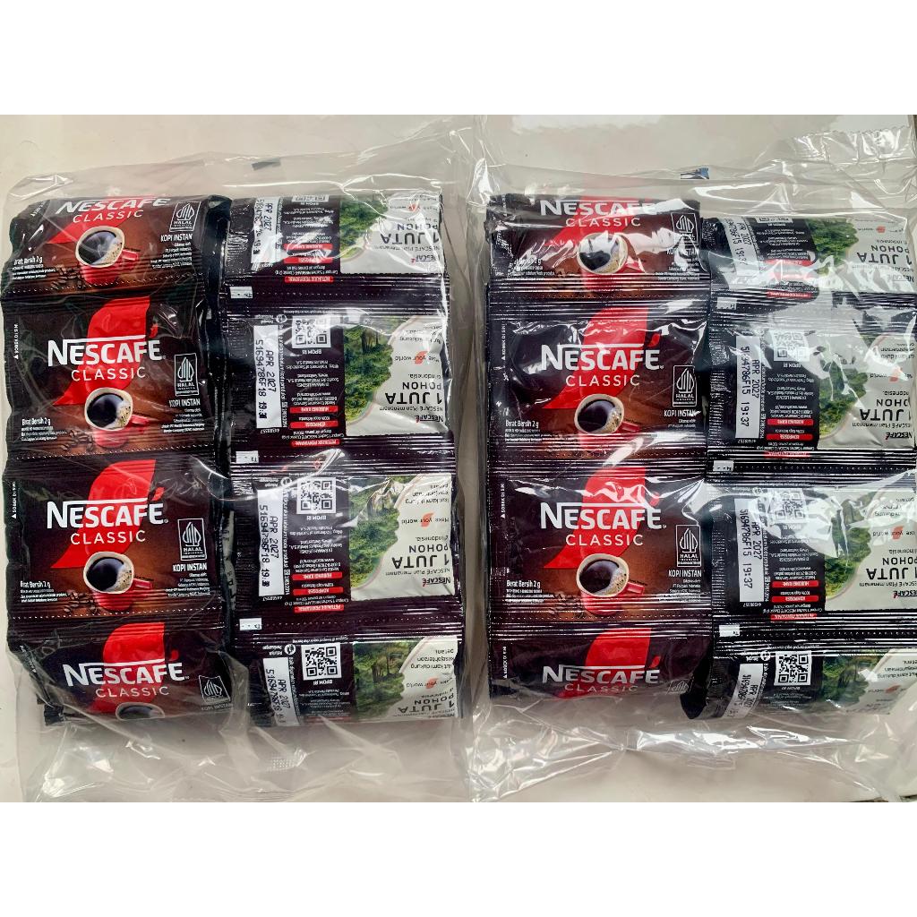 Jual Kopi Nescafe Classic Sachet 2g Renceng Paket Grosir Kopi hitam No ...