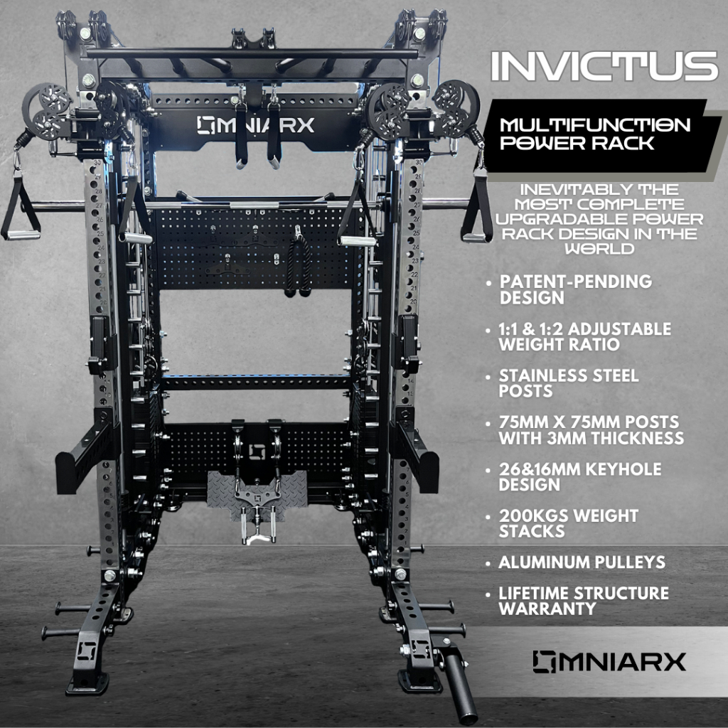 Jual OMNIARX INVICTUS RACK - All in One Upgradable Power Rack Smith ...