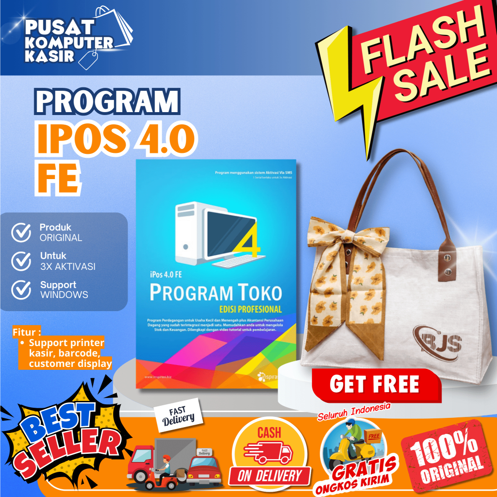 Jual Program Kasir Toko IPOS 4 FE | Program Kasir IPOS 4 FINAL EDITION ...