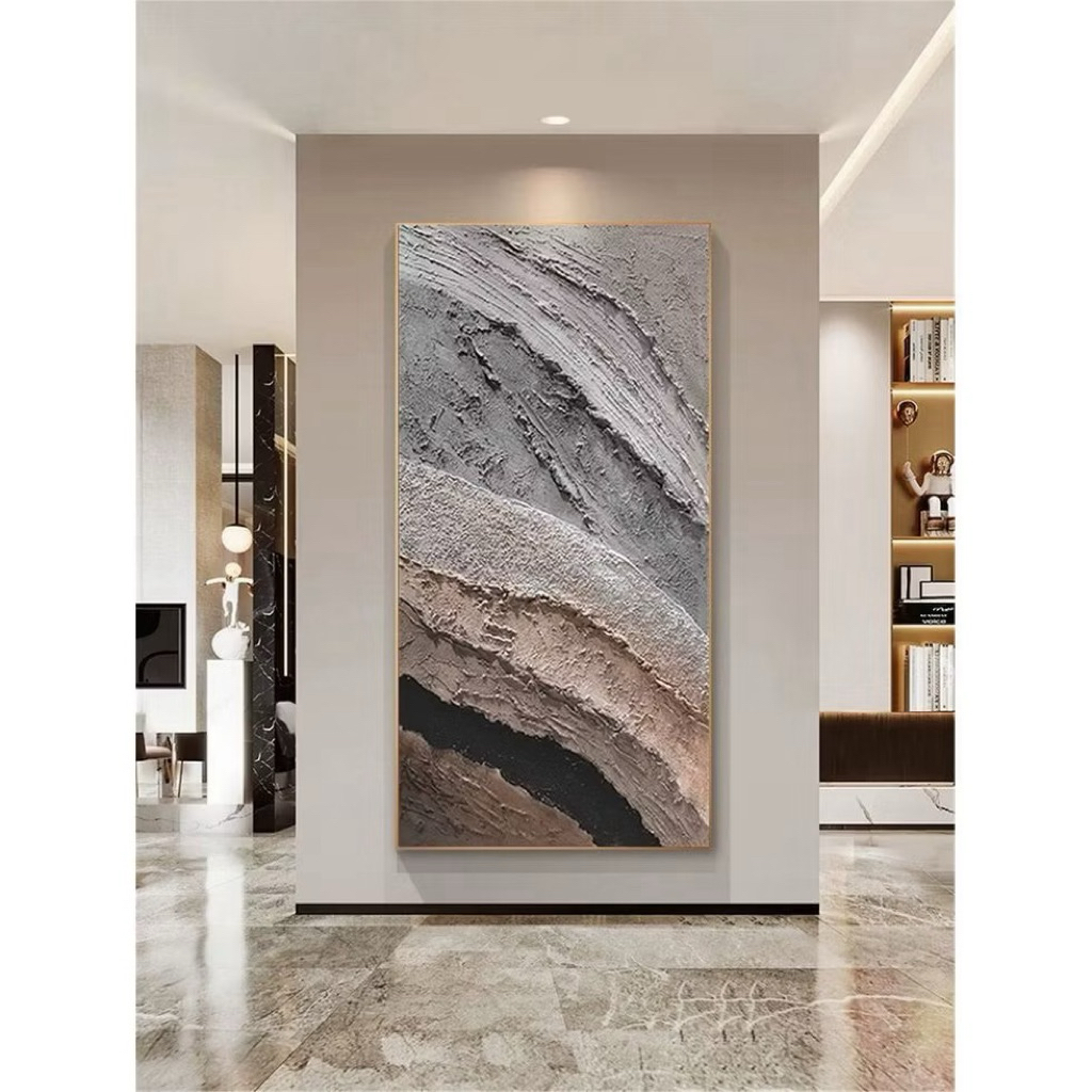 Jual Lukisan Dinding Abstrak Ukuran 150x100cm - Lukisan Tangan Asli ...