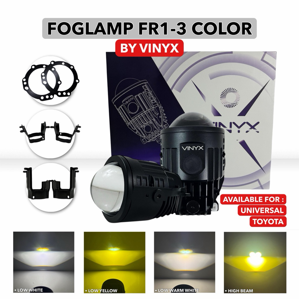Jual VINYX - ORIGINAL LAMPU BILED FOGLAMP VINYX FR1 140 WATT ADA KIPAS ...