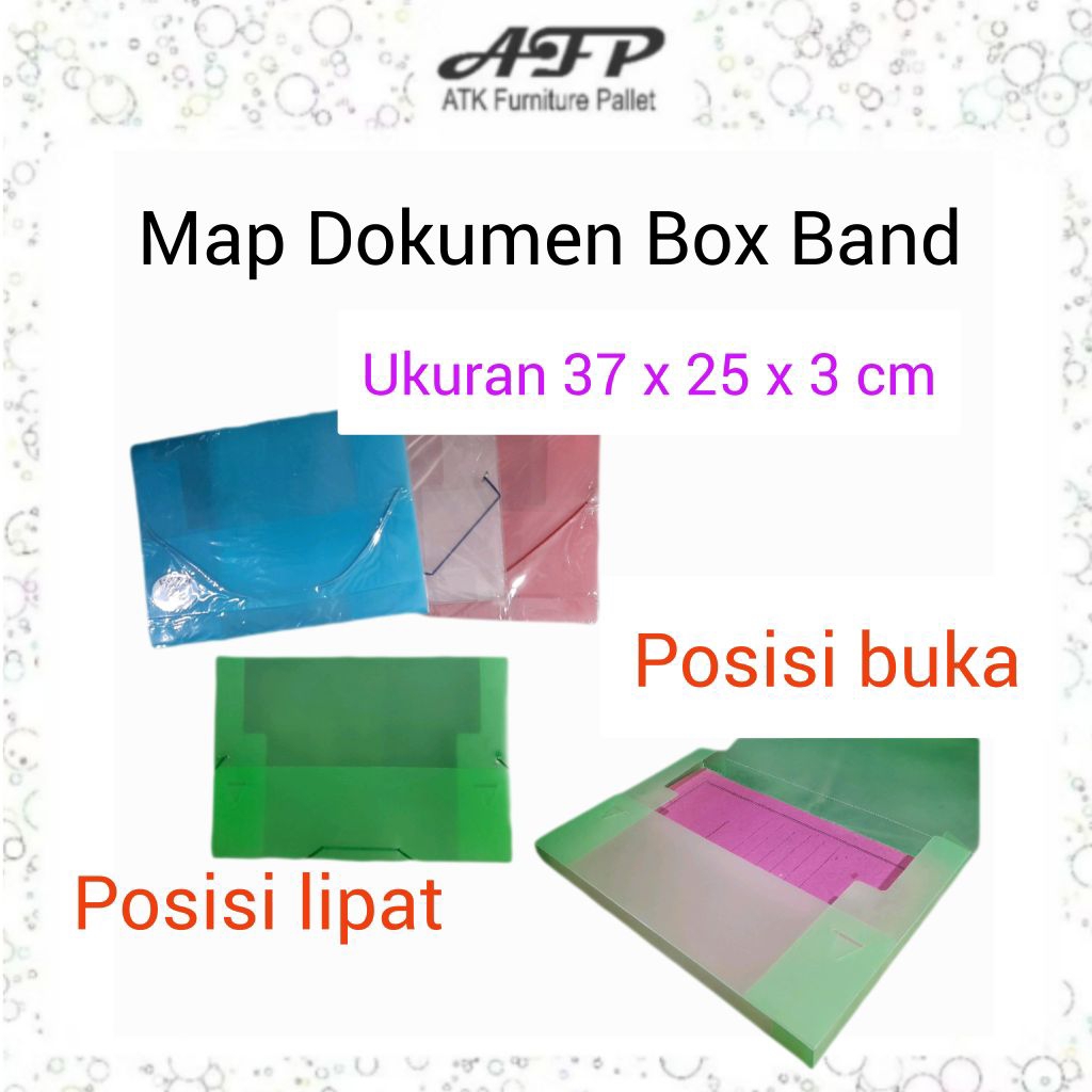 Jual Map Dokumen 3 cm Box Plastik Band Karet | Shopee Indonesia