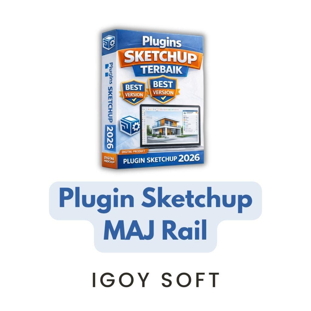 Jual MAJ Rail Plugin SketchUp ( Non - Permanen ) | Shopee Indonesia