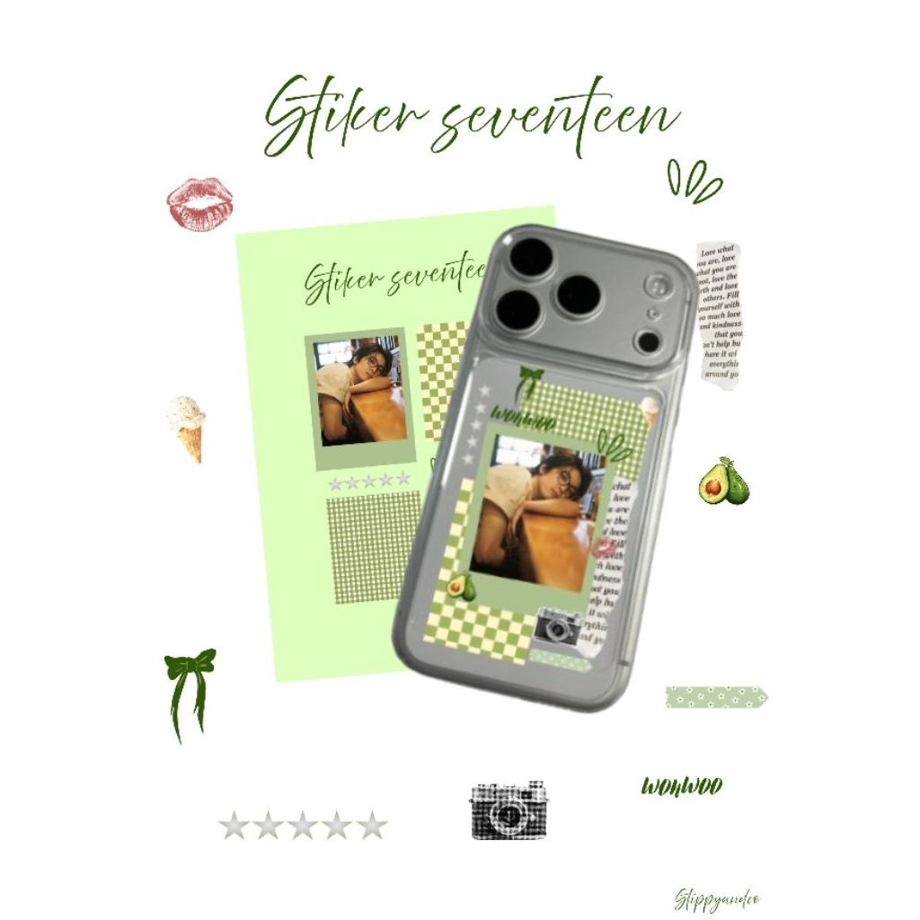 Jual STICKER SHEETS - STIPPY SEVENTEEN K-POP FANMADE | Shopee Indonesia