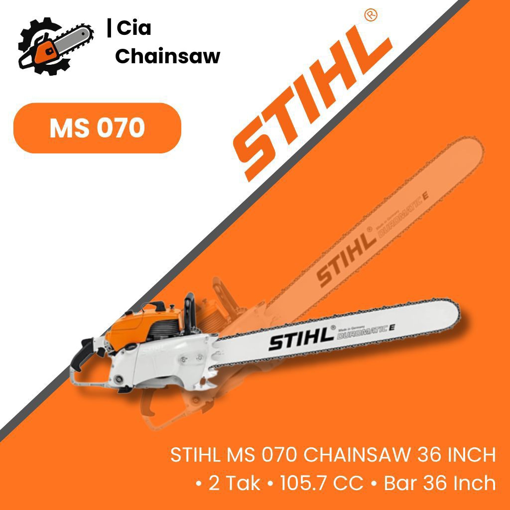 Jual Mesin Chainsaw STIHL MS-070 Mesin Potong Kayu Lengkap Dengan Bar ...