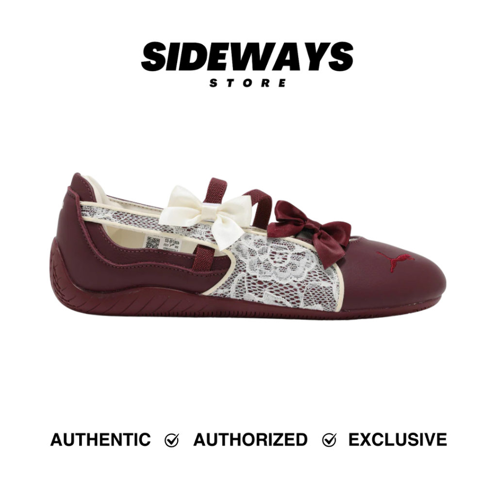 Jual Puma Speedcat Ballet Lace Maroon Burgundy Ruby Shimmer Frosted ...