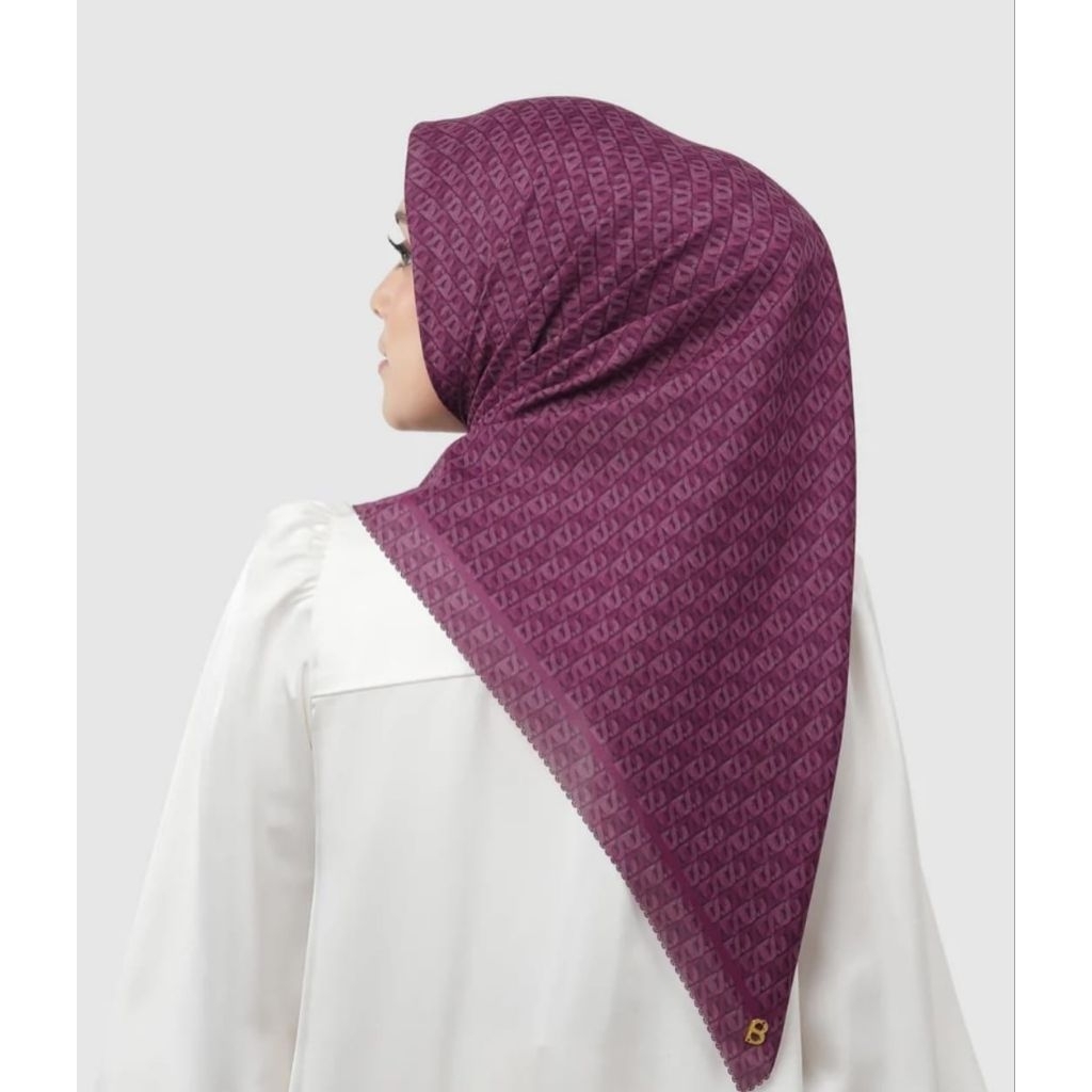 Jual Interlock Series lasercut titik 3 hijab buttonscarves semi origina ...