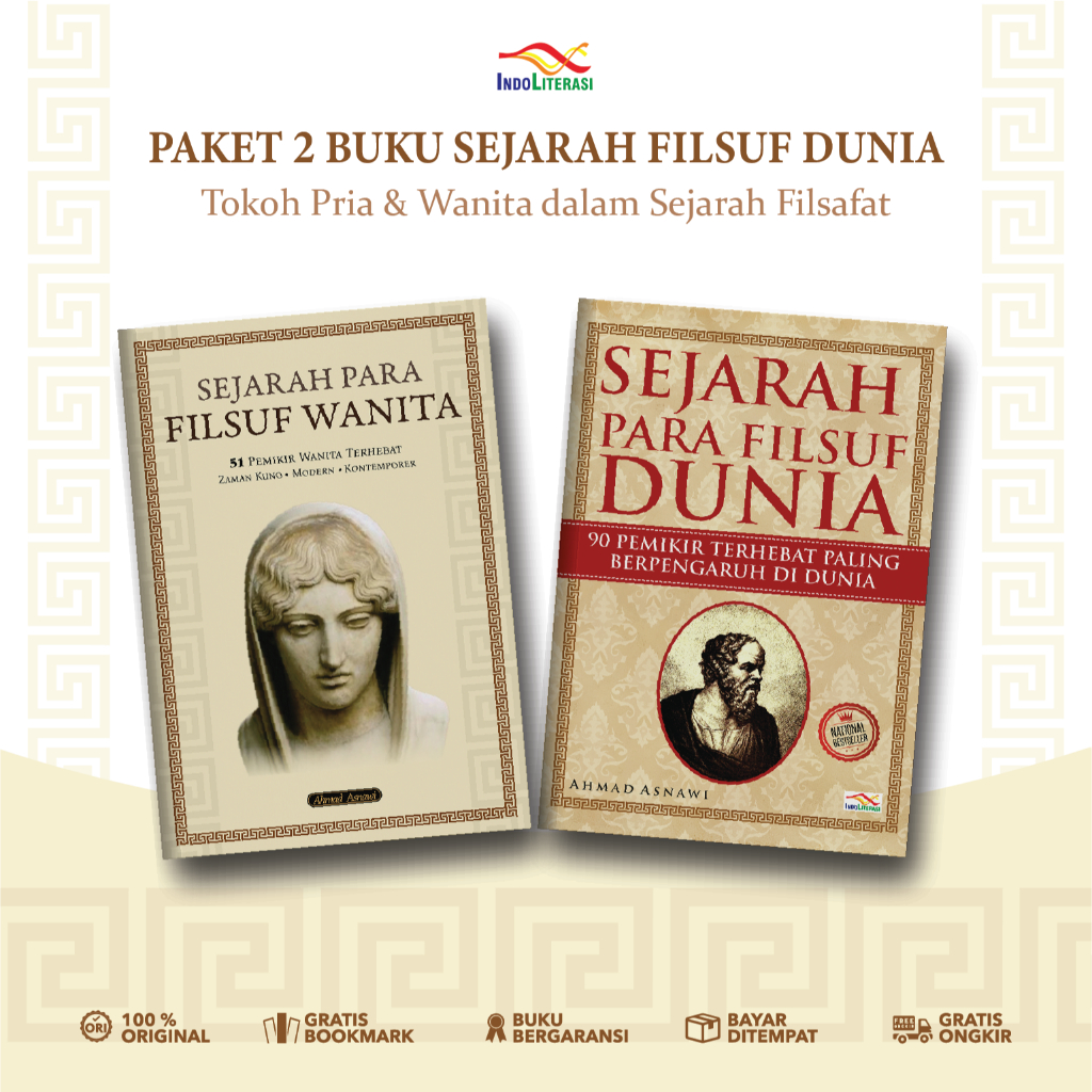 Jual Paket 2 Buku Sejarah Filsuf Dunia – Tokoh Pria & Wanita dalam ...