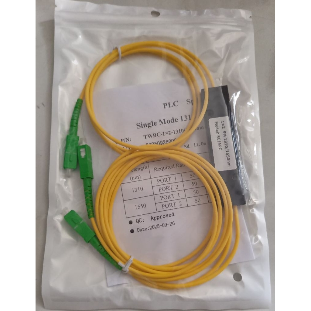 Jual PASSIF SPLITTER 1:2 MINI MODULAR SC APC HIJAU | Shopee Indonesia