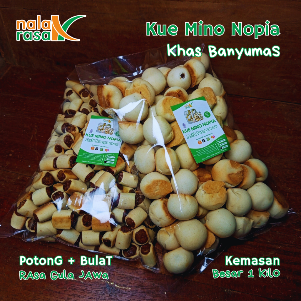 Jual KUE MINO NOPIA MANIS RASA GULA JAWA ASLI KHAS BANYUMAS BULAT ...