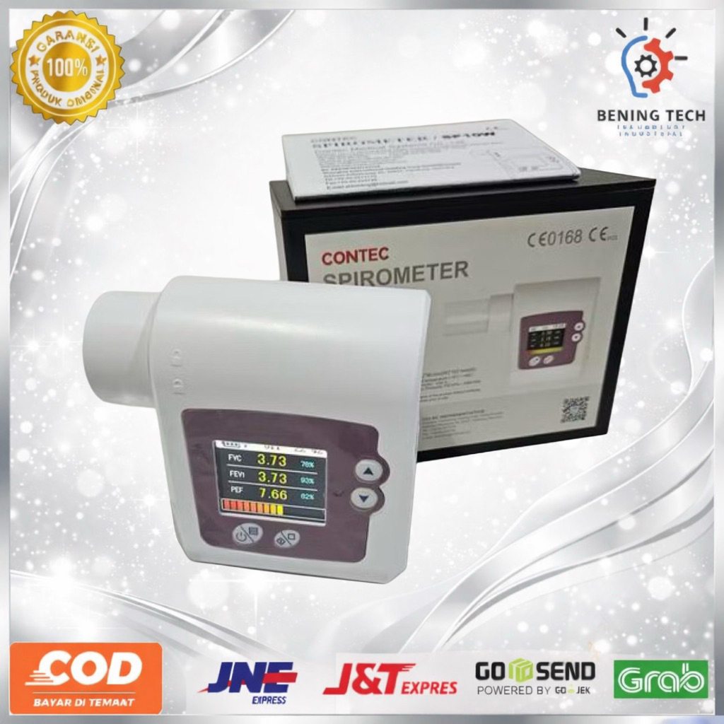 Jual Contec SP10 Digital Spirometer Lung Breathing Diagnostic ...