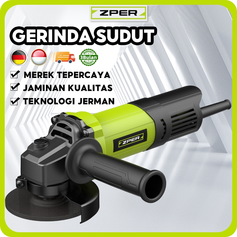 Jual ZPER Gerinda Sudut Angle Grinder 1200W Grinding Cepat Pemotongan ...