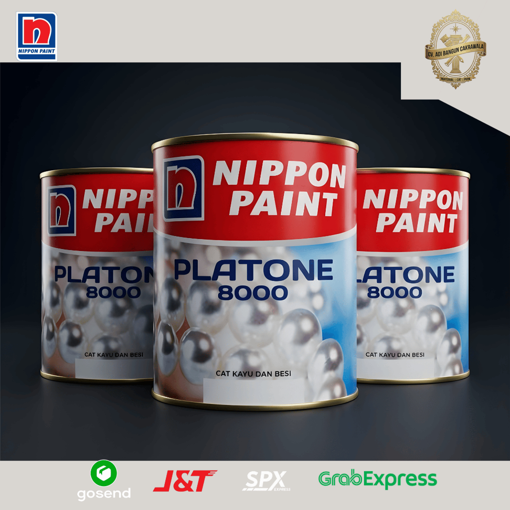 Jual NIPPON PAINT PLATONE 8000 CAT BESI DAN KAYU 0.85L | Shopee Indonesia