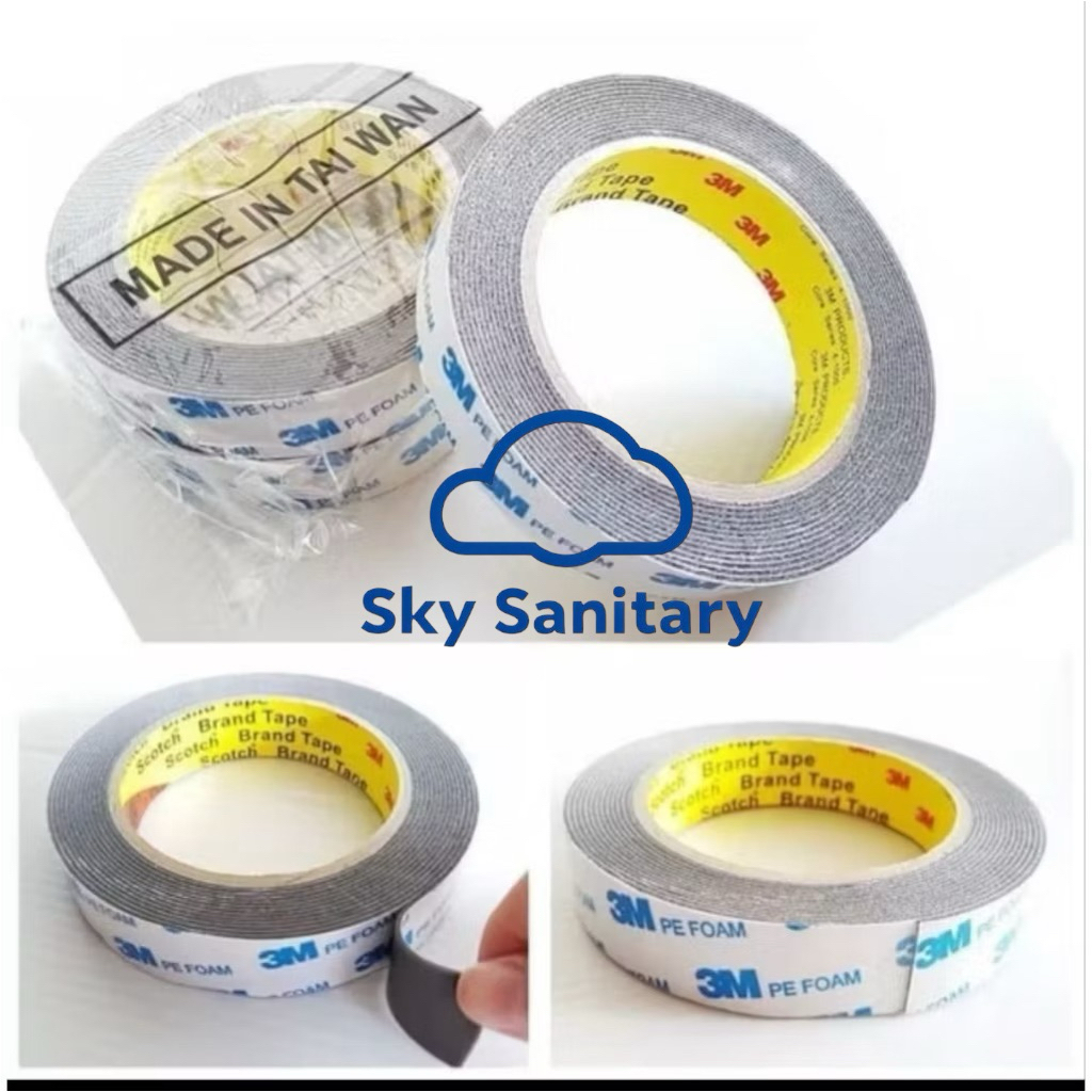 Jual Lem Timbal Balik / Double Tape / Perekat 3M 20mm x 3.7m | Shopee ...