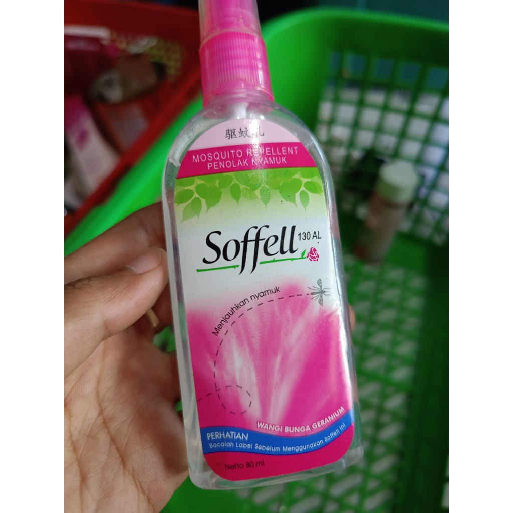 Jual Soffell Bunga Geranium 80ml reject kemasan | Shopee Indonesia