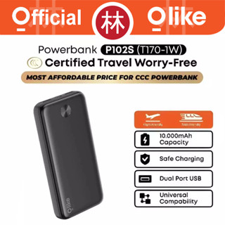 Jual Olike P102S / T170 -1W Powerbank CCC 10000 mAh Fast Charging 2.1A ...
