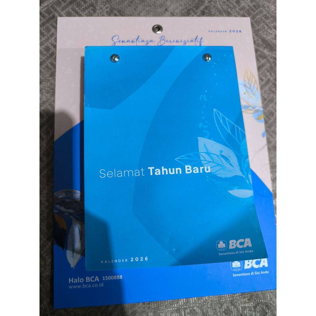 Jual Kalender BCA 2026 Sobek Harian Ukuran 27×20 | Shopee Indonesia