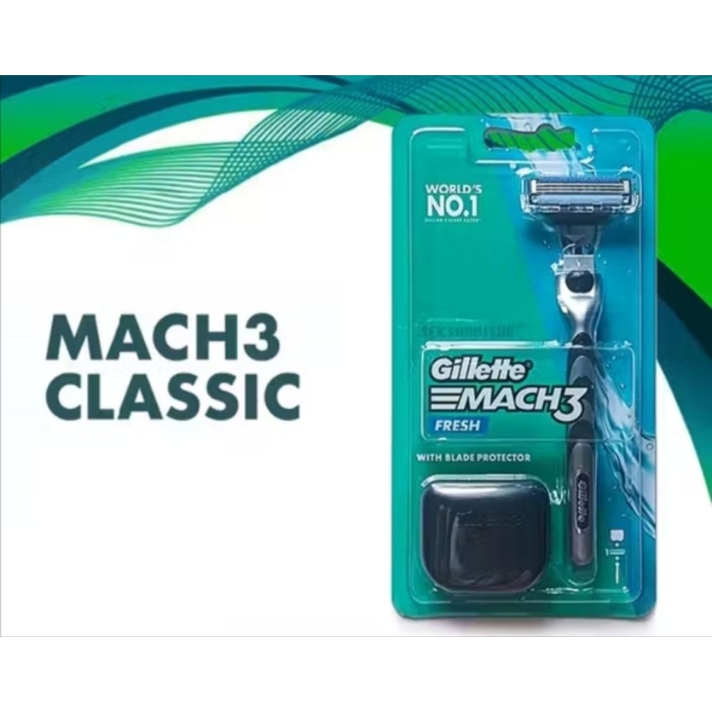 Jual Gillette Mach3 Classic Alat / Reffil isi 2 | Shopee Indonesia