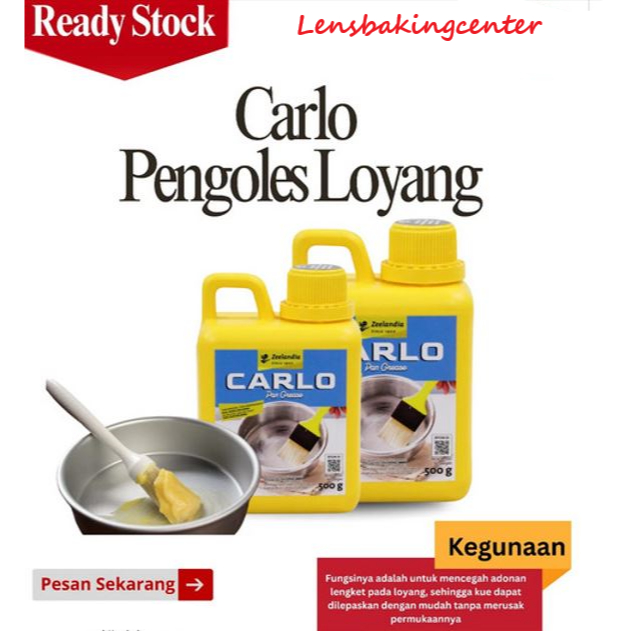 Jual Carlo Cairan Minyak Pengoles oles Loyang Pan Grease Zeelandia ...