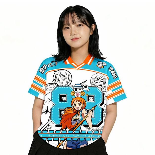 Jual JERSEY ONEPIECE NAMI GEAR 5 RETRO OVERSIZE TOSCA WHITE AFTERLOSE ...