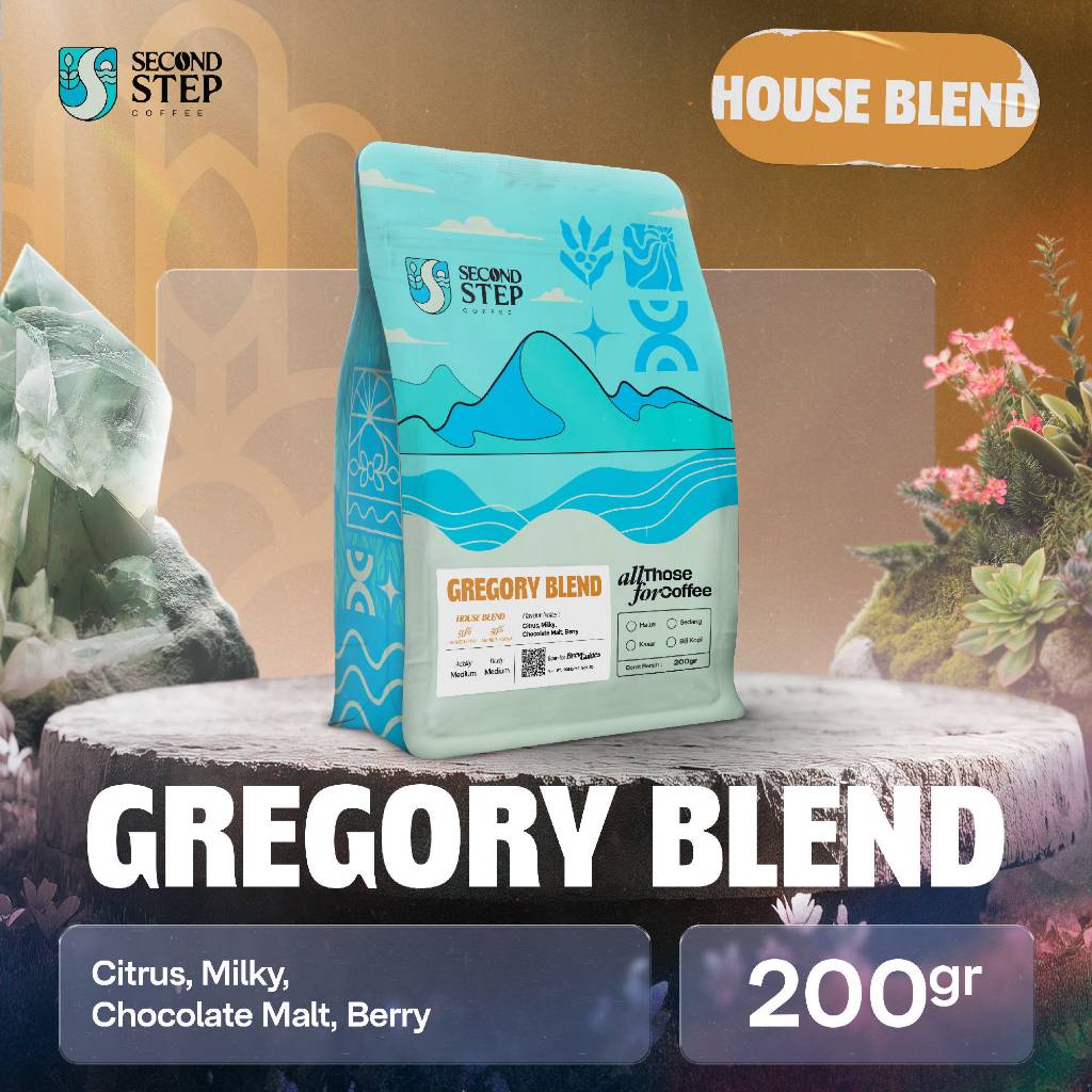 Jual Second Step Coffee Kopi Gregory Espresso House Blend Arabika ...