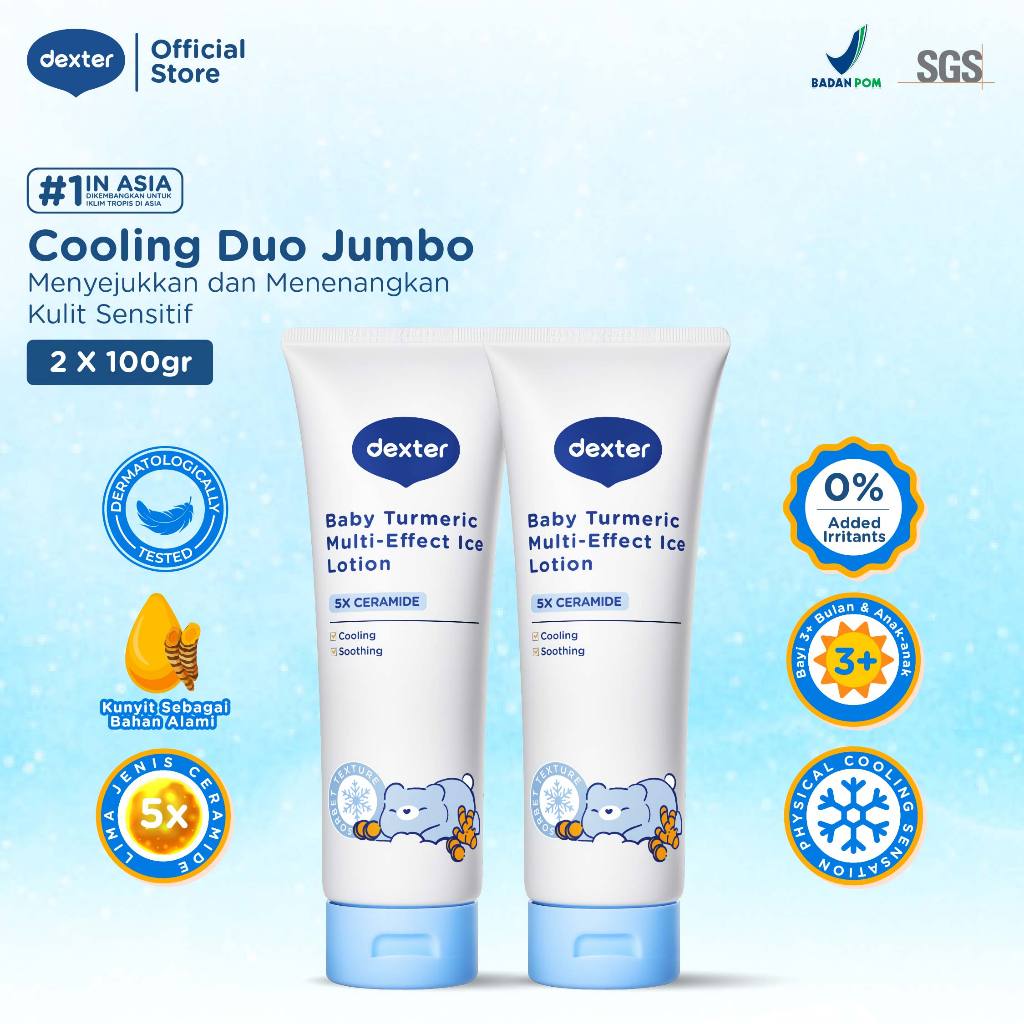 Jual DEXTER Cooling Duo Jumbo Ice Lotion 200ml - 2pcs | dengan Shea ...