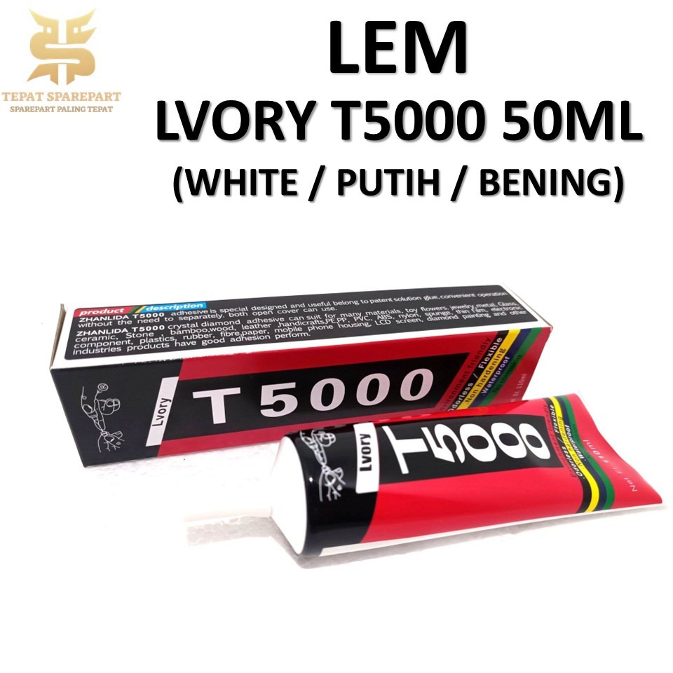 Jual LVORY T5000 50ML (WHITE / PUTIH / BENING) | Shopee Indonesia