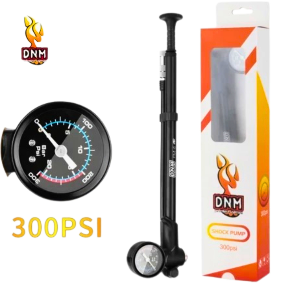 Jual DNM Pompa Fork Angin Sepeda Pompa Rear Shock 300 PSI Pompa Ban ...
