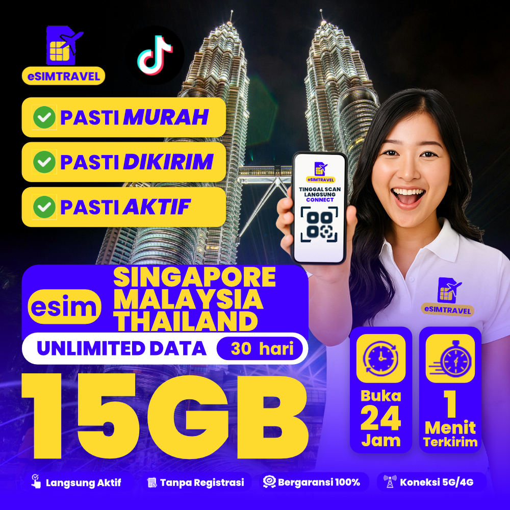 Jual eSIM Singapore Malaysia Thailand Unlimited | eSIM Singapore ...