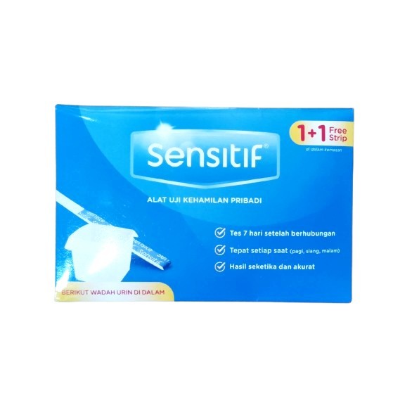 Jual Paket Spesial SENSITIF TES HAMIL HCG TEST PACK 1 + 1 Strip ...