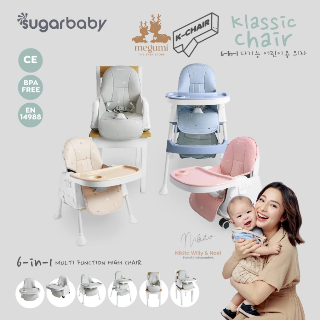 Jual Sugar Baby K Chair 6in1 Multifunction High Chair/booster seat ...