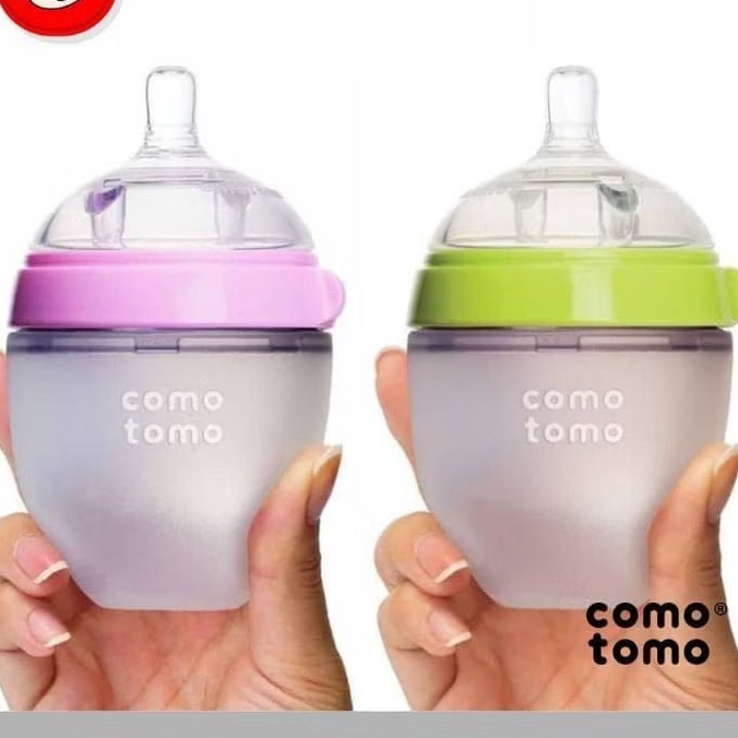 Jual Comotomo Botol Susu Bayi Silicon Anti Kolik 150ml 250ml Single ...