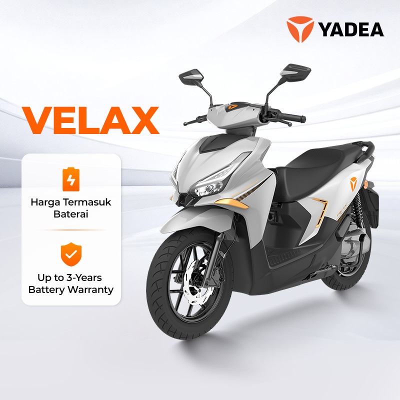Jual Yadea Velax E Motor Listrik Electric Vehicle EV 2000W Garansi 2 ...