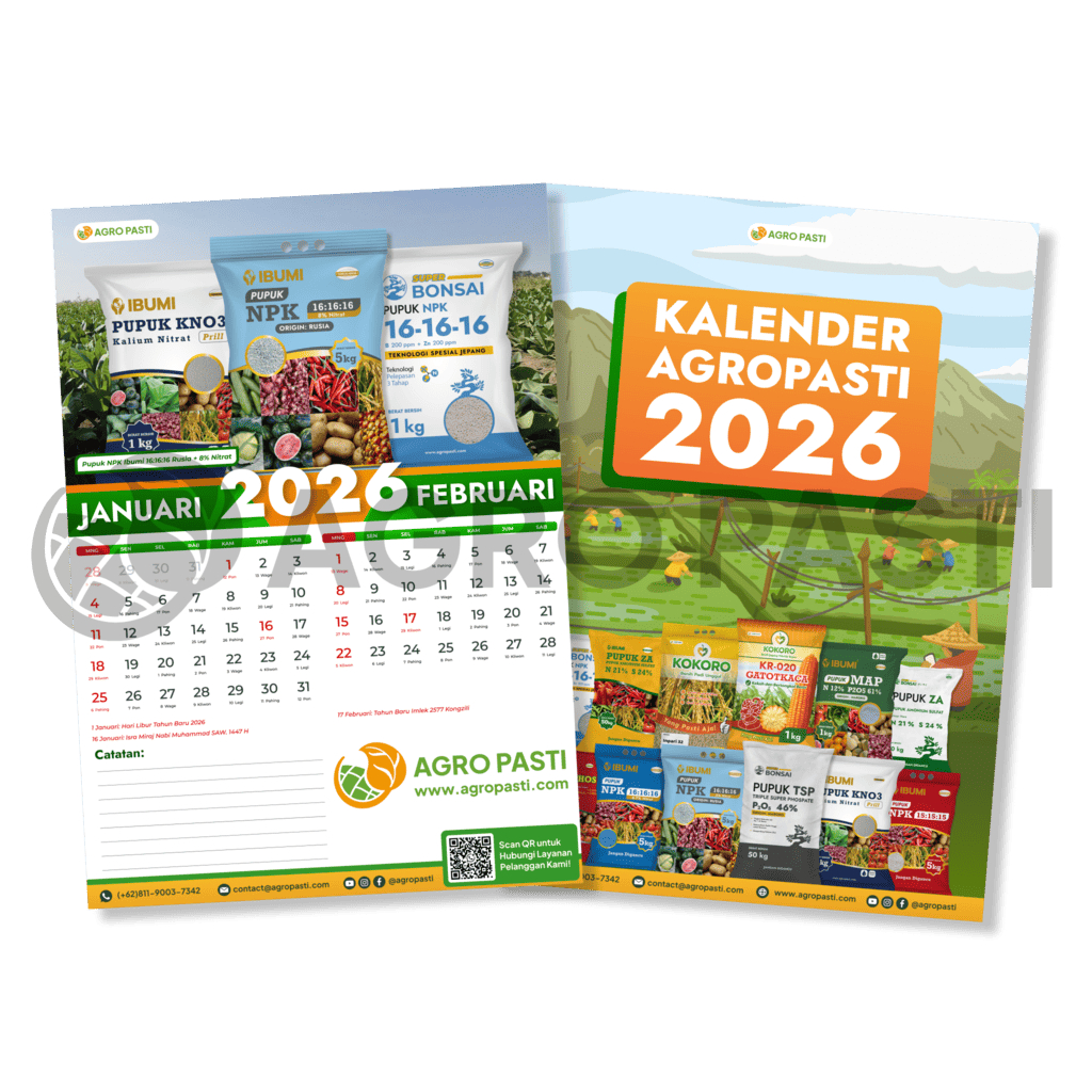 Jual Kalender Agro Pasti Indonesia 2026 | Shopee Indonesia