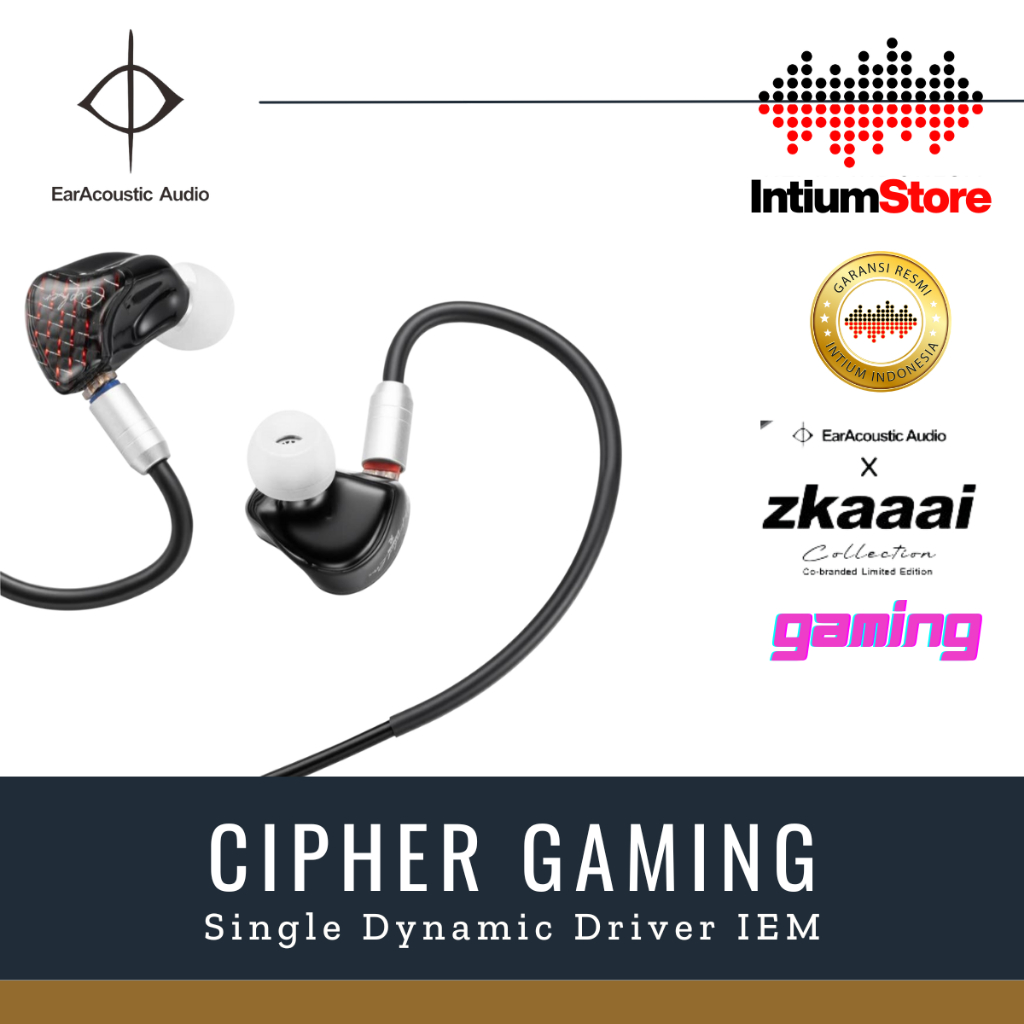 Jual Earacoustic Zkaaai Cipher Gaming Single Dynamic Driver In Ear ...