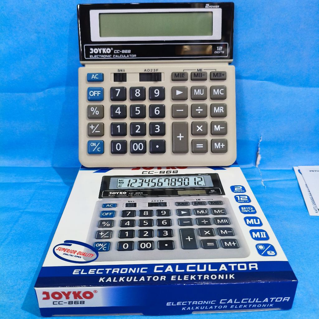 Jual KALKULATOR JOYKO CC-868 12digits 2power / pcs | Shopee Indonesia