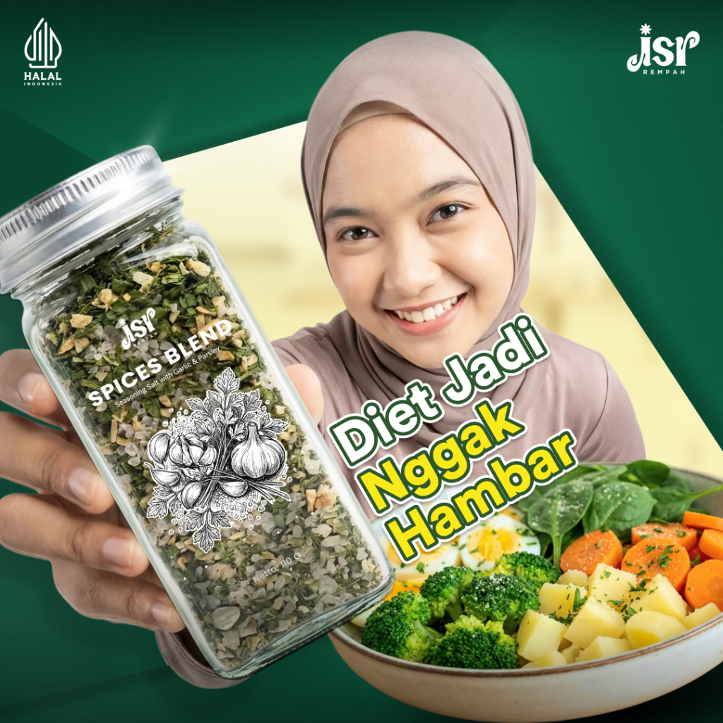 Jual JSR Spices Blend Garlic Parsley – Bumbu Tabur Diet, Menu Rebus ...