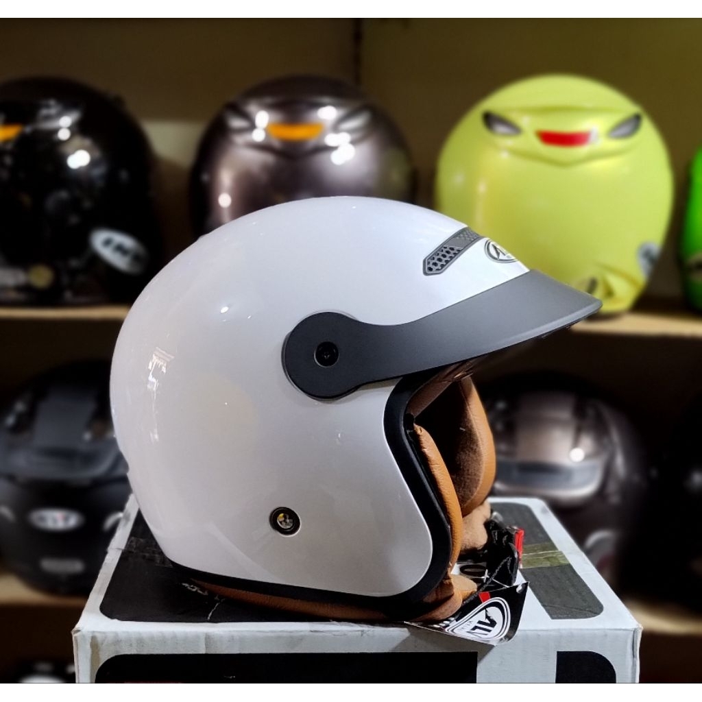 Jual HELM ALV NEMO helm retro kaca dalam original ALV SNI | Shopee ...