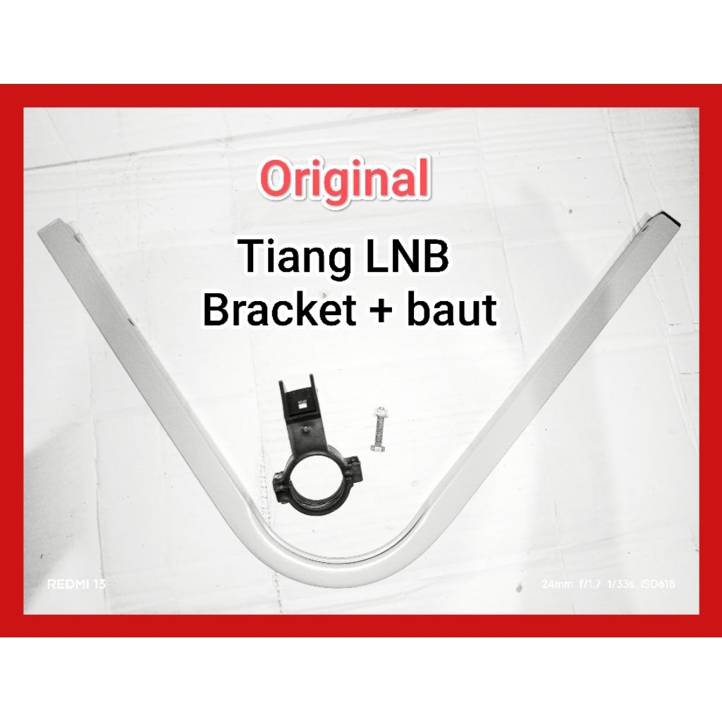 Jual Tiang LNB dan Bracket + baut dish parabola 60cm Original Kvision ...