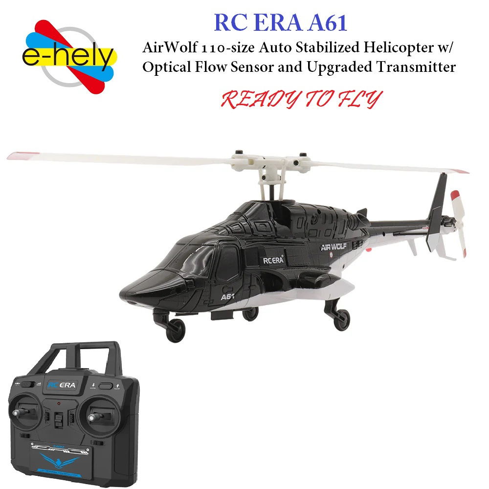 Jual RC ERA A61 AirWolf 110-size Auto Stabilized Helicopter w/ Optical ...