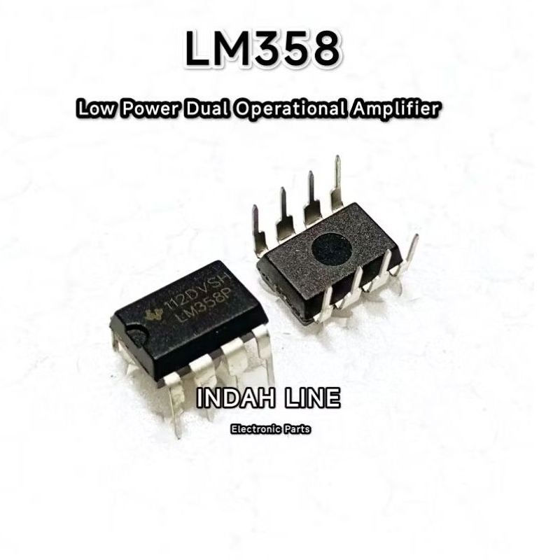 Jual IC LM358 LM 358 LM358N LM358P Low Power Dual Operational Amplifier ...