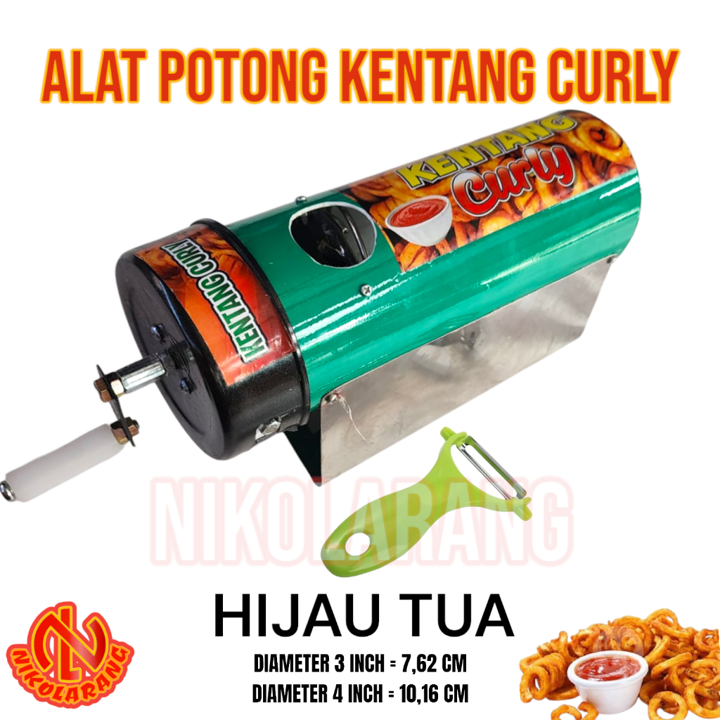 Jual Mesin Kentang Curly New Model - Alat pemotong kentang Curly 3 inch ...