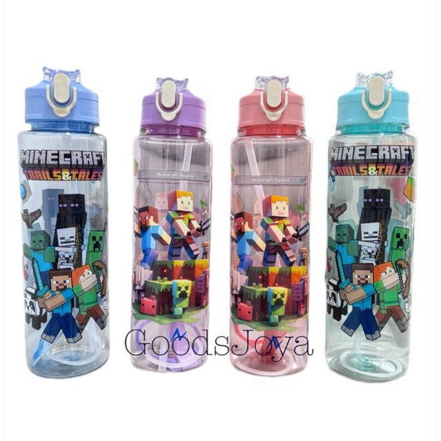 Jual Botol MineCraft 900ml | Botol Minum Minecraft Anak Sekolah ...