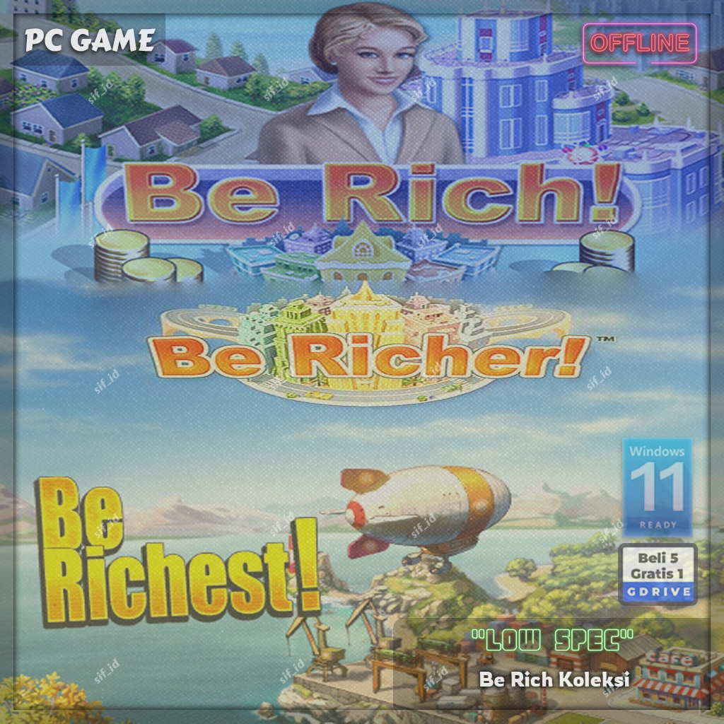 Jual Be Rich - Be Richer - Be Richest - Be Rich Koleksi - PC Game ...
