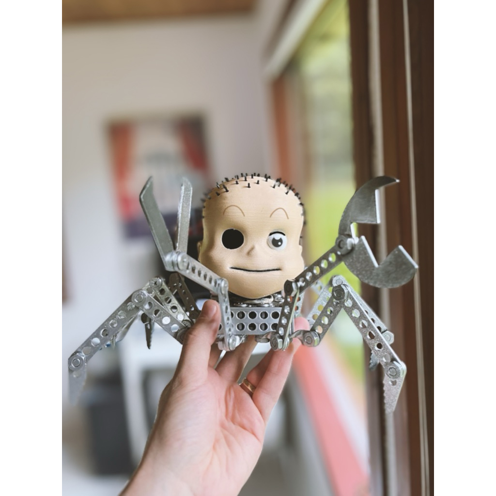 Jual Miniatur Articulated Baby Spider Robot Model Kit 3D Print Koleksi ...