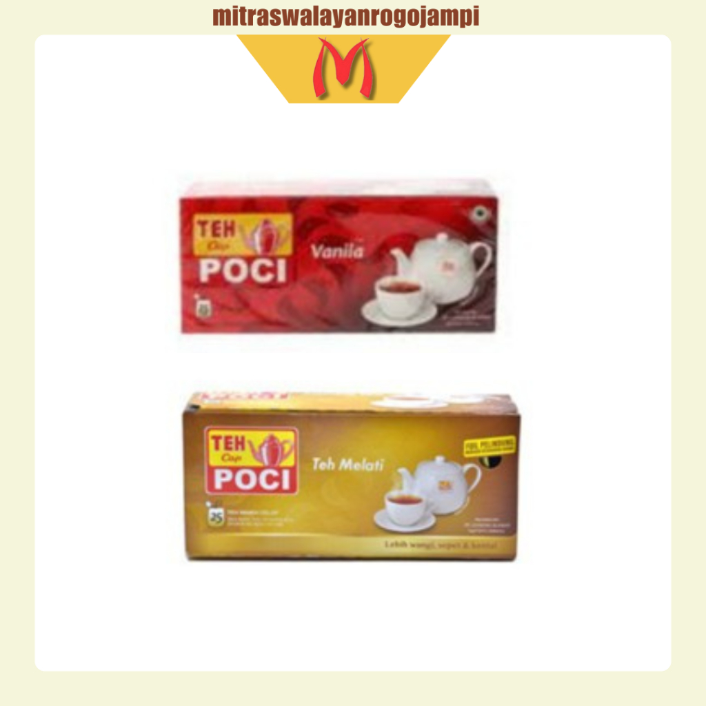 Jual Teh Celup Poci Isi 15 & 25 | Teh Cap Poci | Teh Hitam Celup ...