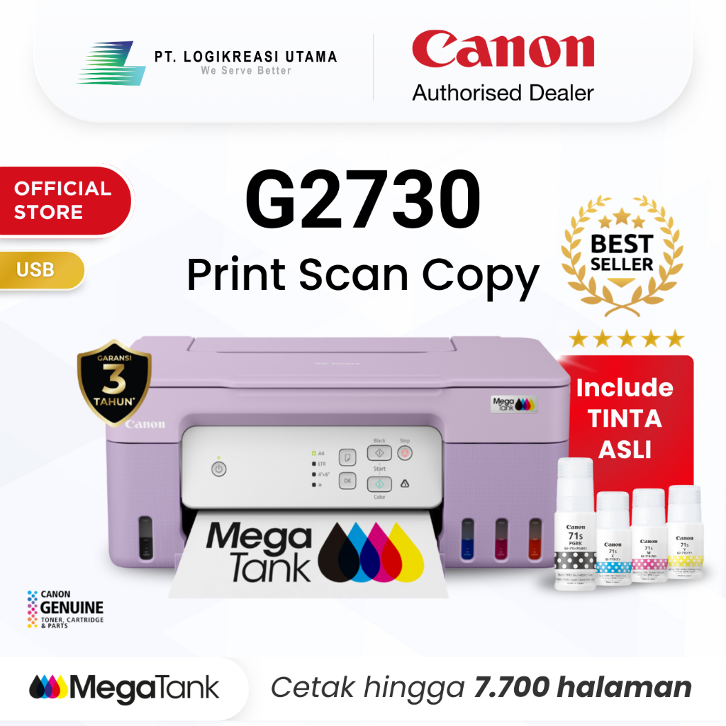 Jual Printer Canon G2730 Ungu Purple - Ink Tank Scan Foto Copy All In ...