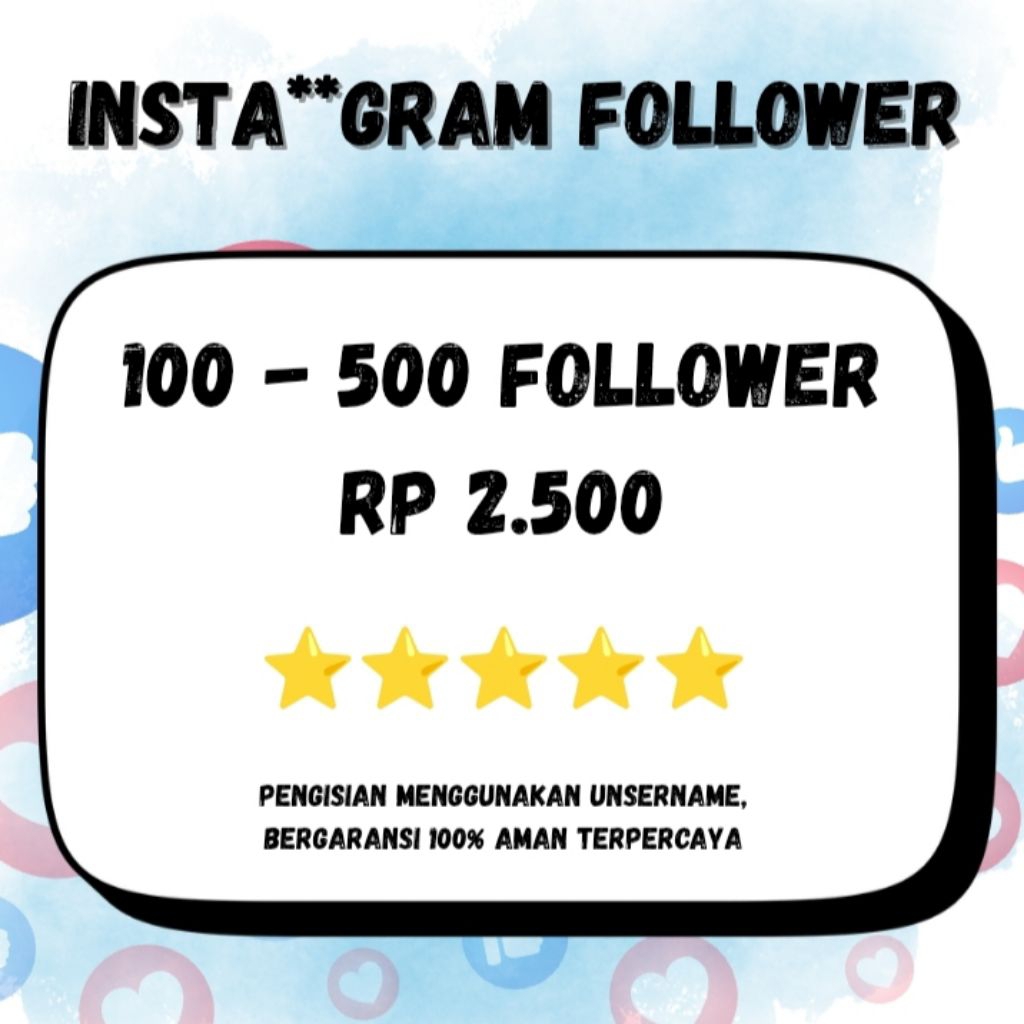 Jual INSTA**GRAM FOLLOWERS PALING MURAH BERGARANSI PROSES CEPAT ...